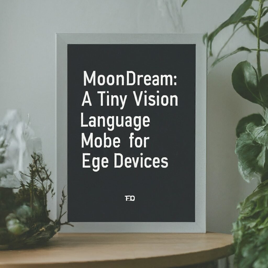 MoonDream: A Tiny Vision Language Model for Edge Devices - Origins AI